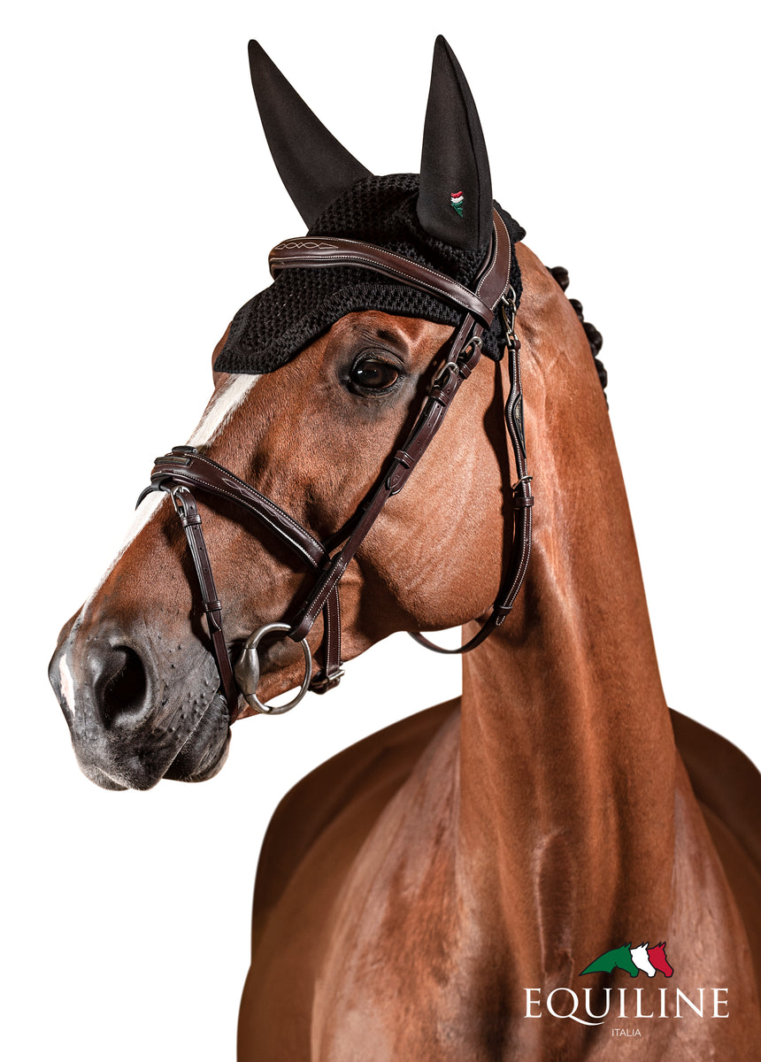 Equiline - Dell Square Ear Bonnet – Essential Equestrian Wear